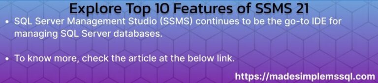 Madesimplemssql Mastering Ms Sql Server Tips Tricks And Insights